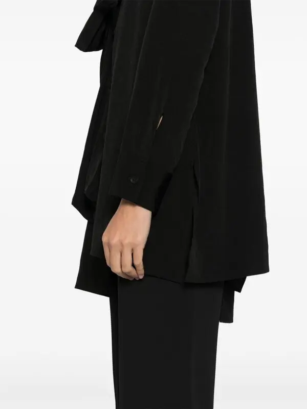 Yohji Yamamoto Asymmetric Shirt - Black