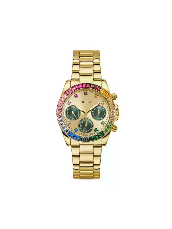 Guess Halo 38mm Timepiece - Gold