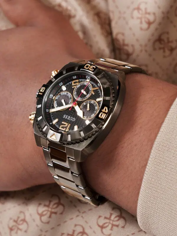 Guess Multifunctional 44mm Chronograph Watch - Black