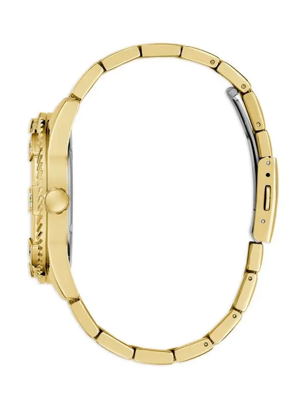 Guess Emblem 44mm Bracelet Watch - Black