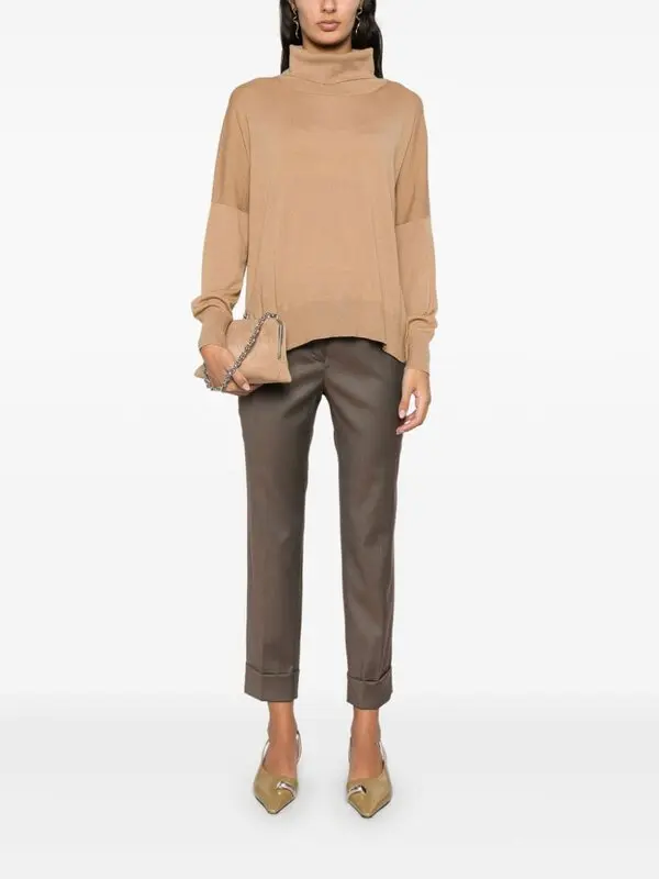 BLANCA VITA Virgin Wool Sweater - Neutrals