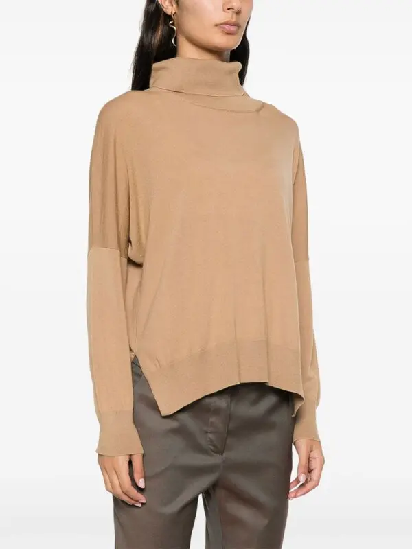 BLANCA VITA Virgin Wool Sweater - Neutrals