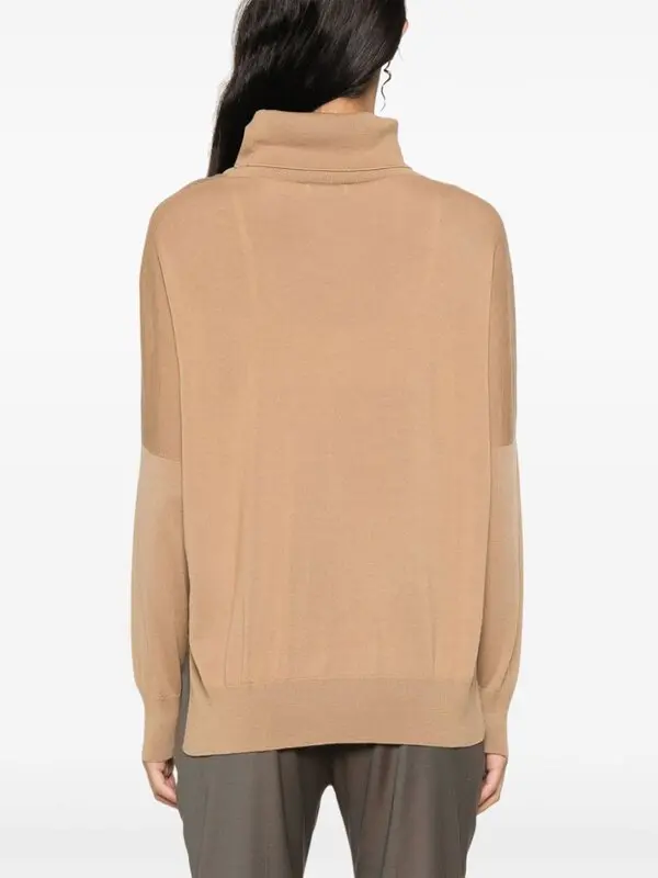 BLANCA VITA Virgin Wool Sweater - Neutrals