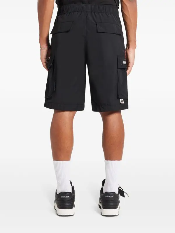 AAPE BY *A BATHING APE Slogan Print Bermudas