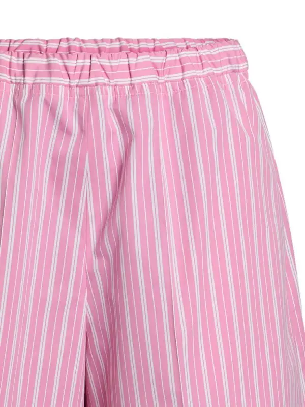 PATOU Striped Longline Shorts - Pink