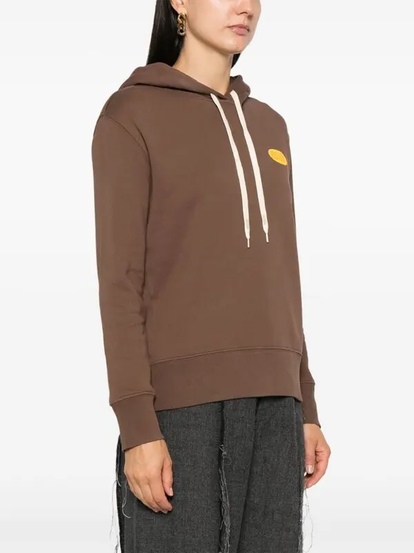 AUTRY Printed Logo Hoodie - Brown