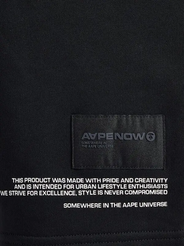 AAPE BY *A BATHING APE Milo-patch Track Shorts - Black