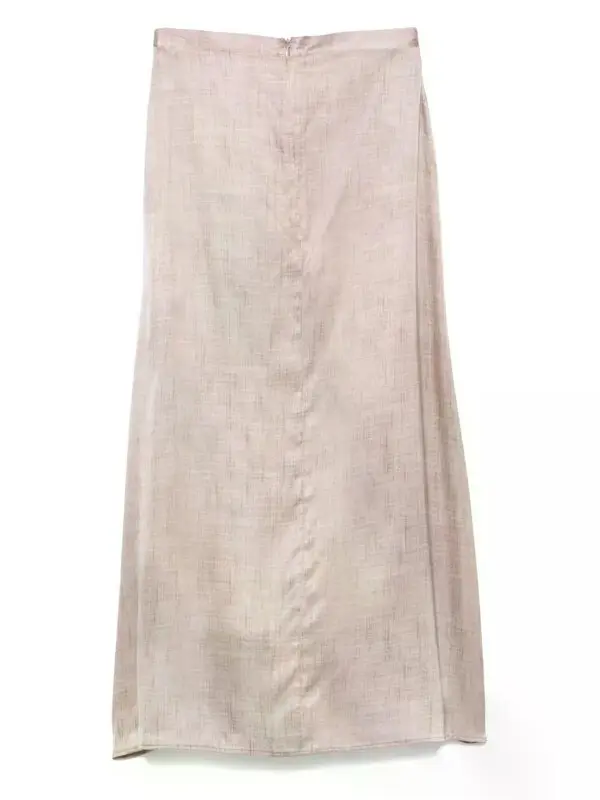 Kiton Pleat-detail Midi Skirt