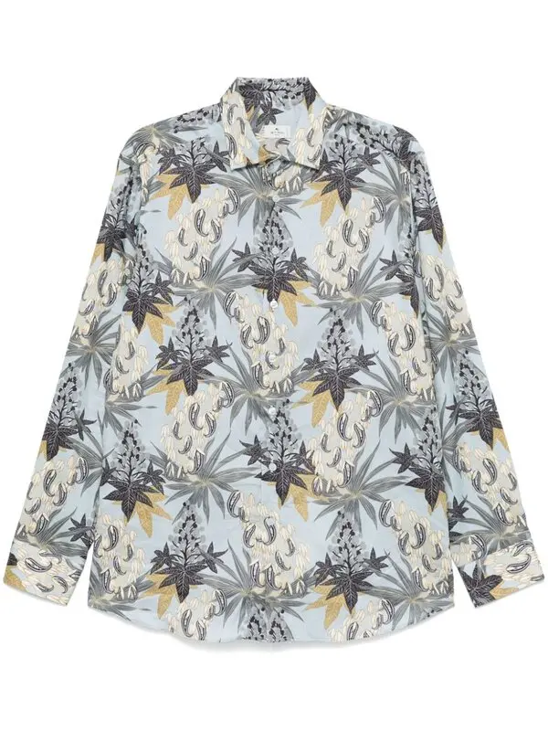 Etro Foliage-print Shirt
