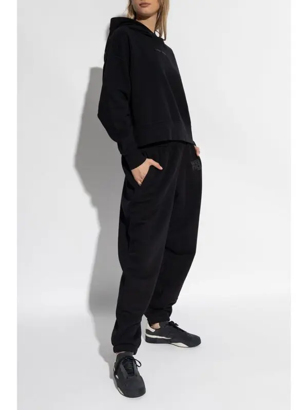 Canada Goose Logo-print Hoodie - Black