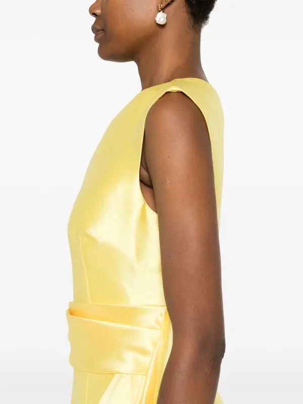 Solace London Charo Gown - Yellow