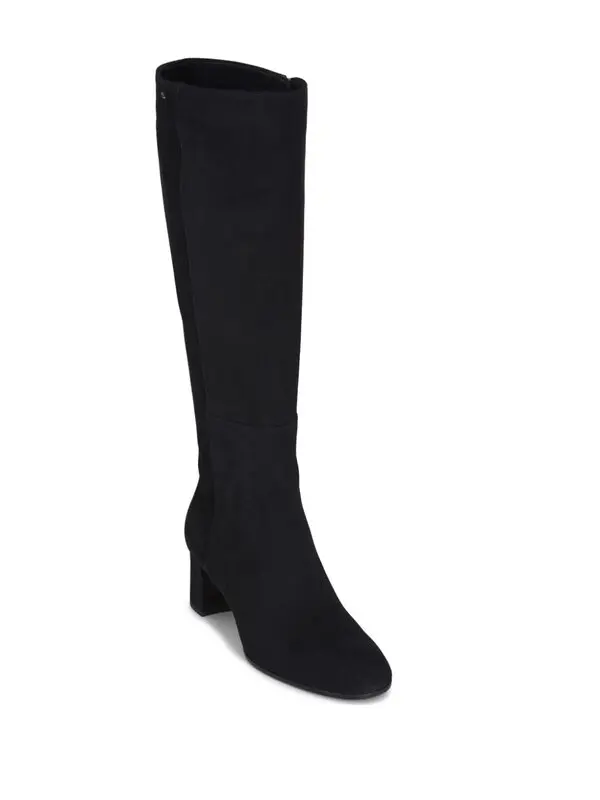 Santoni 50mm Leather Boots - Black