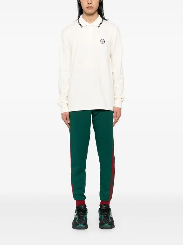 SERGIO TACCHINI Logo-embroidered Polo Shirt