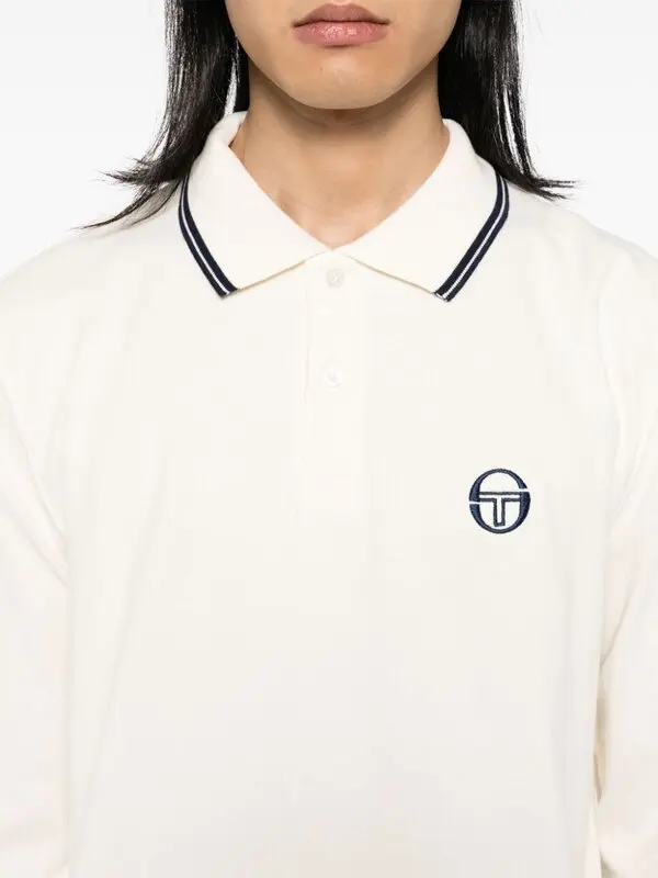 SERGIO TACCHINI Logo-embroidered Polo Shirt
