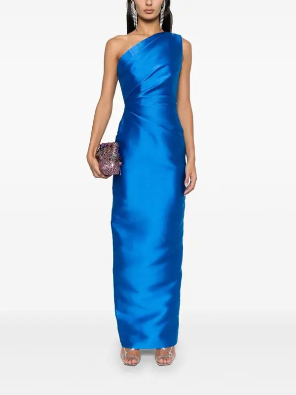 Solace London Kira Maxi Dress - Blue