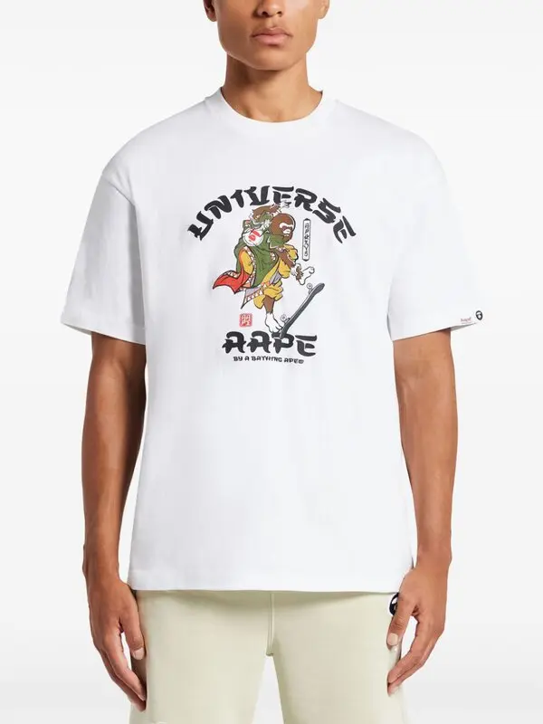 AAPE BY *A BATHING APE Logo-print T-shirt