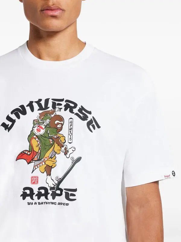 AAPE BY *A BATHING APE Logo-print T-shirt