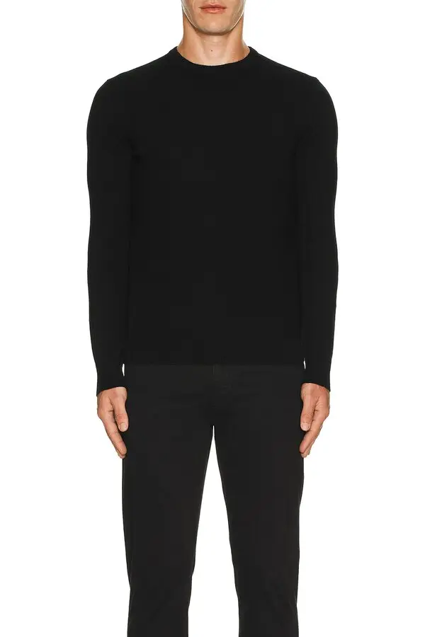 Zegna Oasi Crew Neck - Black