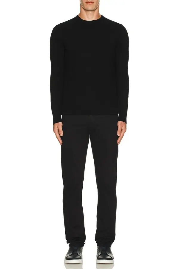 Zegna Oasi Crew Neck - Black