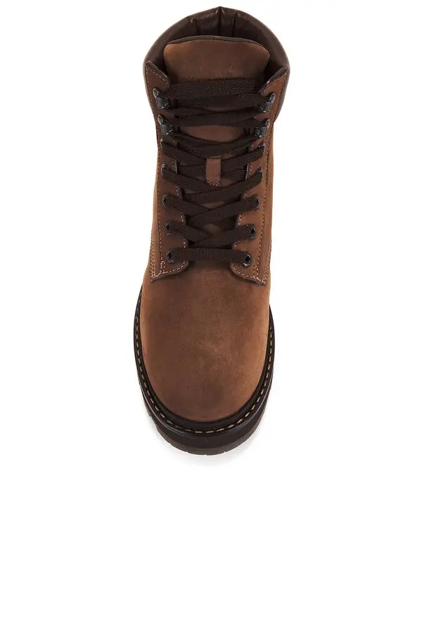 Moncler Peka Ankle Boots - Chocolate