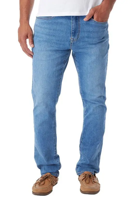 FAIR HARBOR Driftwood Straight Leg Jeans - Beach Wash