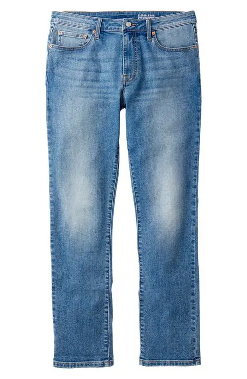 FAIR HARBOR Driftwood Straight Leg Jeans - Beach Wash