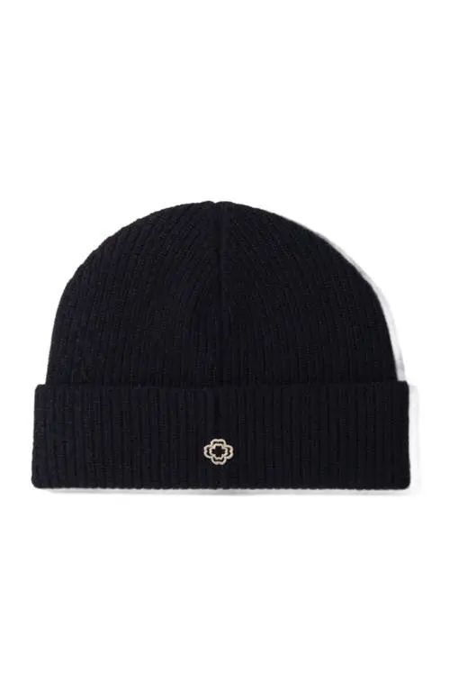 Maje Wool And Cashmere Beanie - Black