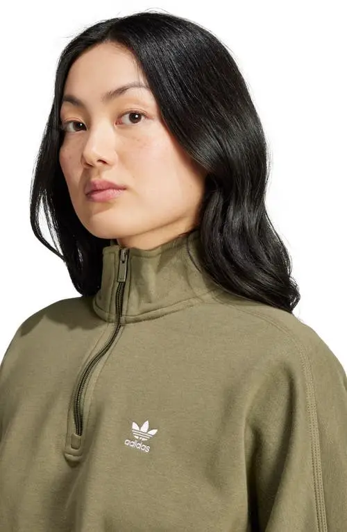 ADIDAS ORIGINALS Essentials Half Zip Sweatshirt