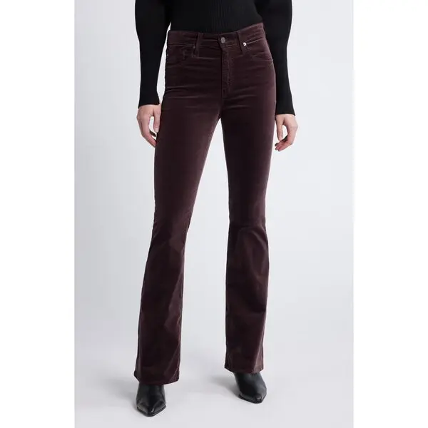 Ag Farrah Mid-rise Bootcut Pants - Amaretto Noir