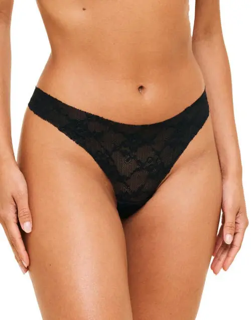 ADORE ME Remi Thong Panties - Black