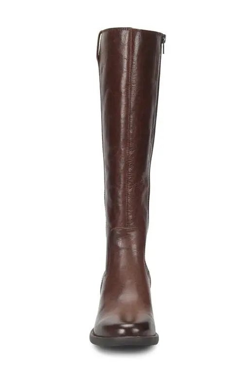 BØRN Harding Knee High Boots - Brown Leather