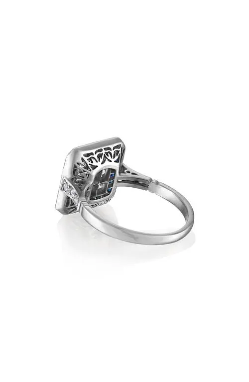 MINDI MOND Diamond And Sapphire Statement Ring