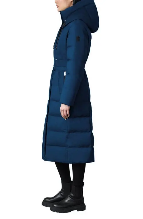 Mackage Shyla Down Coat With Removable Quilted Bib - Navy