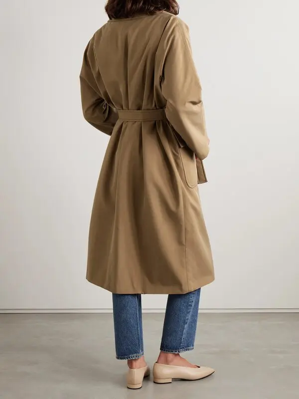 Loro Piana Dwight Silk Coat - Brown
