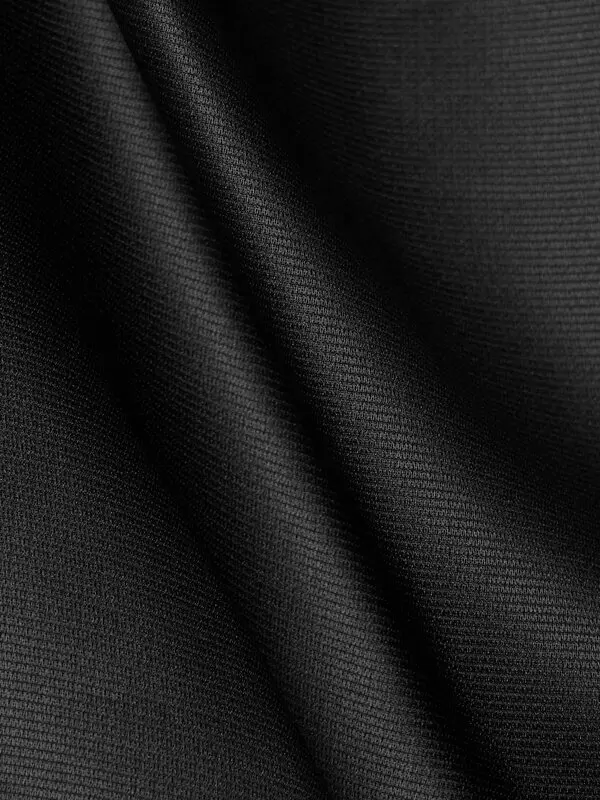 Khaite Luola Draped Silk-gazar Blouse - Black