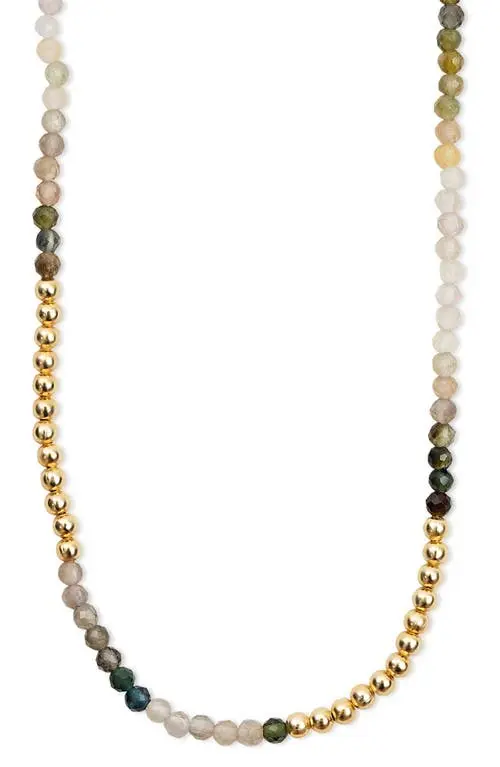 Argento Vivo Beaded Necklace - Gold