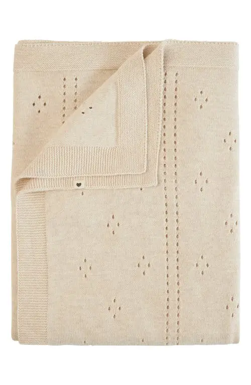 BIBS Organic Cotton Pointelle Blanket - Ivory