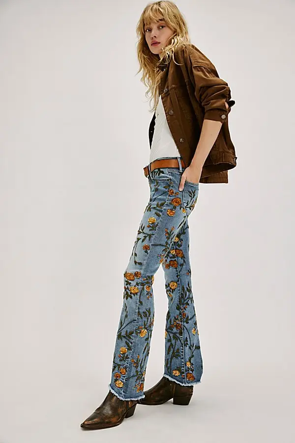 DRIFTWOOD Eva Slim Bootcut Jeans - Harvest Moon