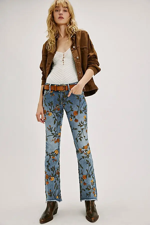 DRIFTWOOD Eva Slim Bootcut Jeans - Harvest Moon