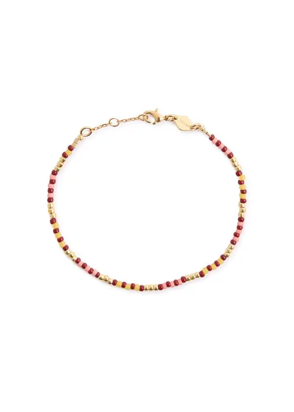 Anni Lu Bundoran Beaded Bracelet - Red