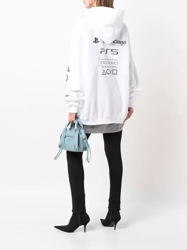 Balenciaga Ps5 Hoodie In White - 44% Off | Editorialist