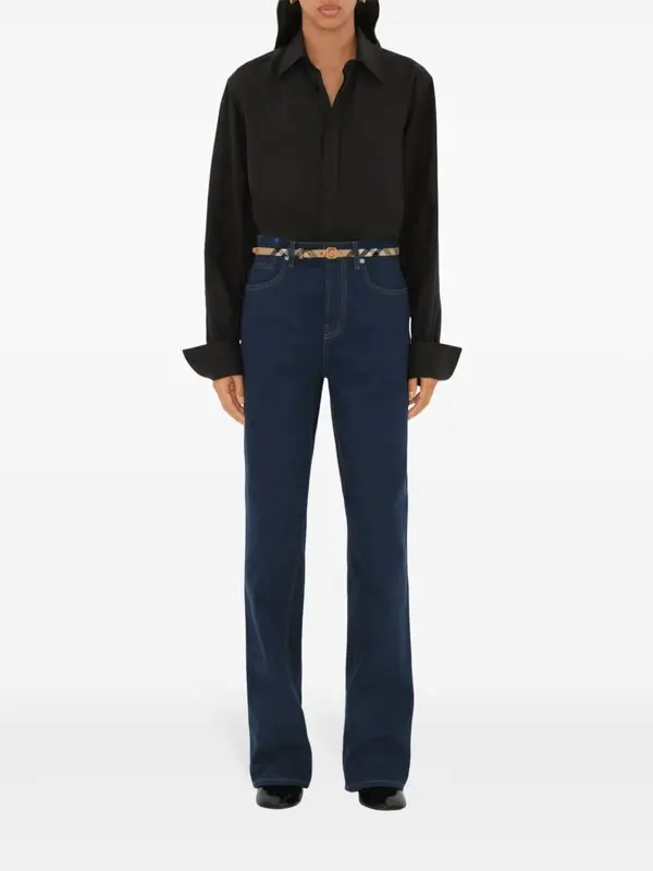 Burberry Checkered B-buckle Belt