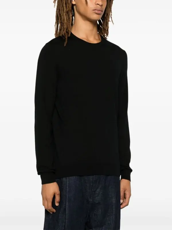 Eric Bompard Extrafine Round Neck Sweater - Black
