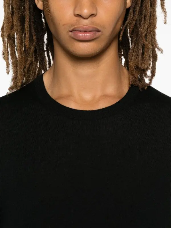 Eric Bompard Extrafine Round Neck Sweater - Black