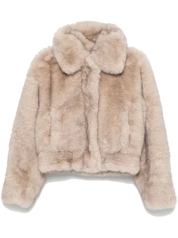 STAND STUDIO Lena Faux Fur Jacket