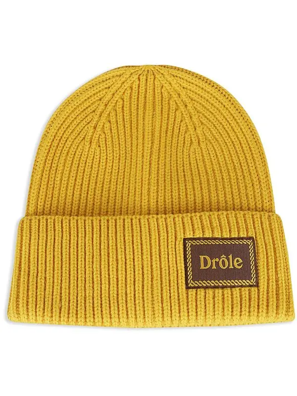 Drole De Monsieur Le Bonnet Laine Beanie - Yellow
