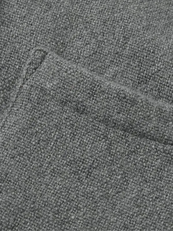 THE ELDER STATESMAN Cashmere Overshirt - Gray