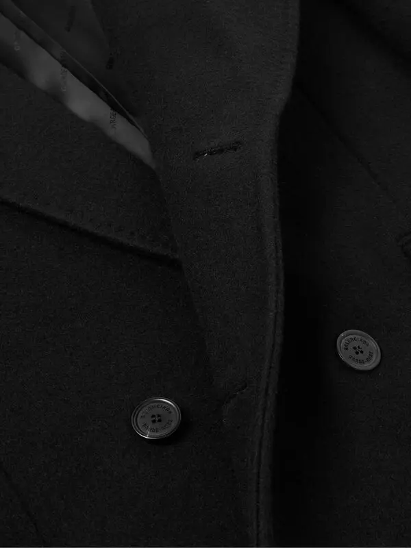 Balenciaga Oversized Double-breasted Cashmere And Wool-blend Felt Coat