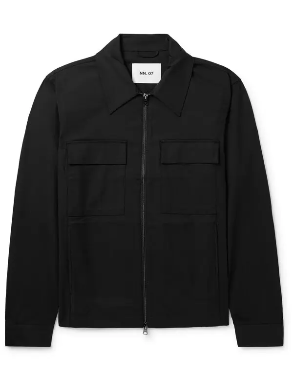 Nn07 Alban 1089 Cotton-blend Overshirt