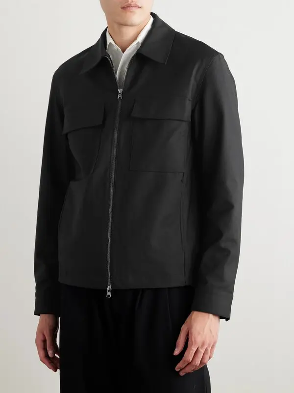 Nn07 Alban 1089 Cotton-blend Overshirt